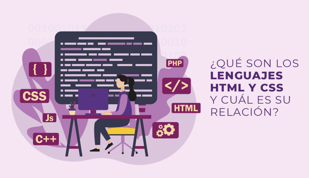 ¿Qué son los lenguajes HTML y CSS y cuál es su relación? | Pululart